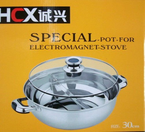 Twin Hot Pot Stainless Steel 2 in 1 Electric Hotpot Two Flavor Cookware ...