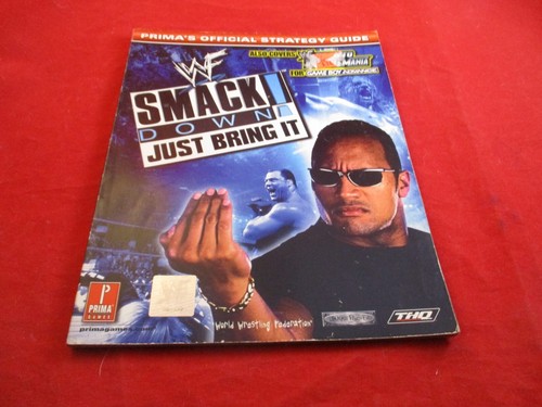 WWF Smackdown! Just Bring It PS2 Strategy Guide Book w/ GBA ...