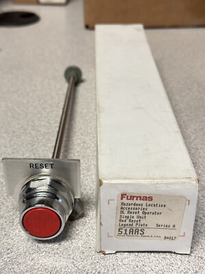 NEW FURNAS 51AAS OVERLOAD RESET OPERATOR KIT RED | eBay