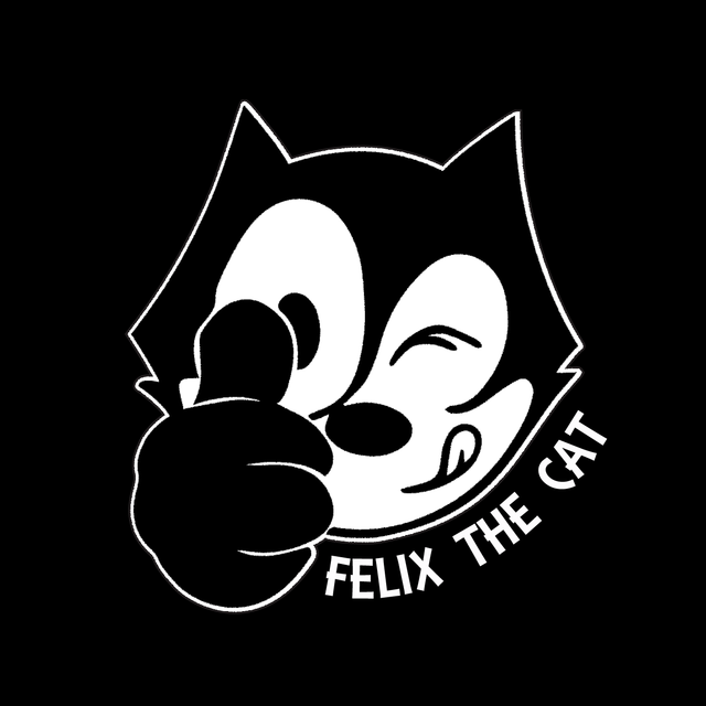 FELIX THE CAT Decal Sticker Window VInyl Apple Classic Nostalgia Bomb ...