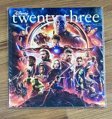 Disney Avengers Infinity Twenty Three Magazine D23 Summer 2018 Movie ...