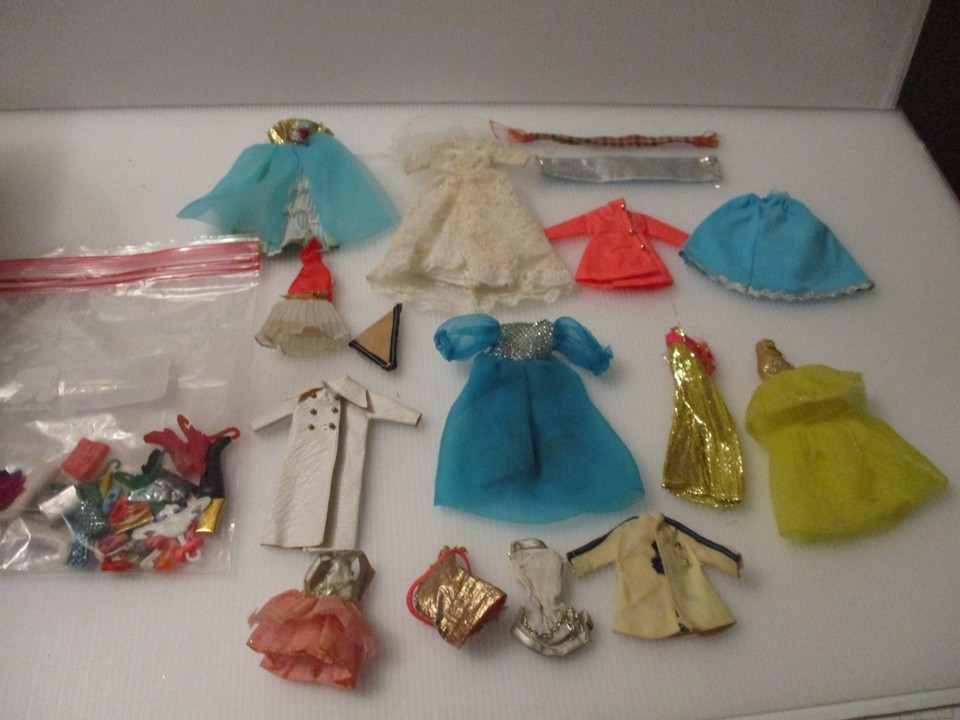 Vintage 1970 Dawn Dolls & Friends Set of 6 Plush lots of Clothes Lot | eBay