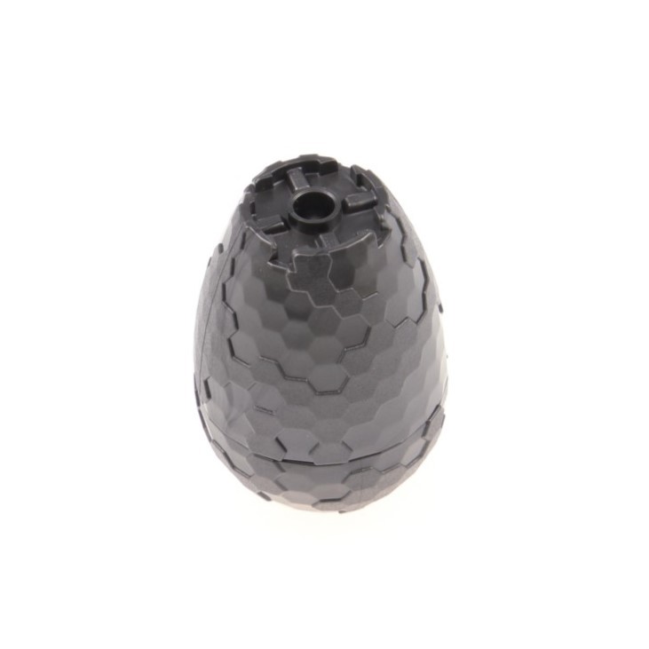 1X Lego Container Alien Pod 4X4X3 4X4X1 Pearl Dark Gray Facet 13754 ...