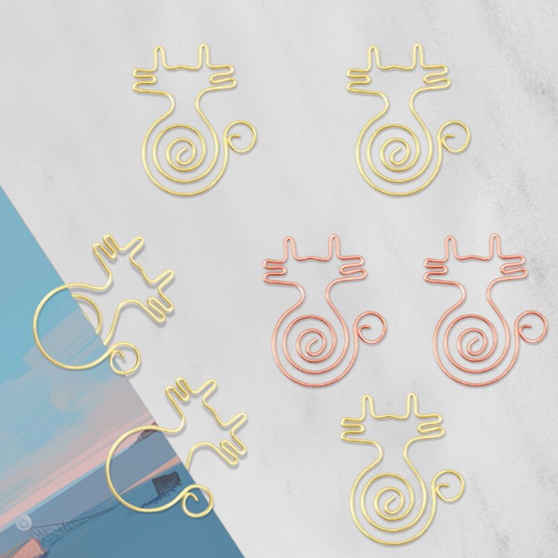 20pcs Cute Cat Shaped Metal Paper Clip Bookmark Planner Memo Clips For 20pcs-cute-cat-shaped-metal-paper-clip-bookmark-planner-memo-clips-for