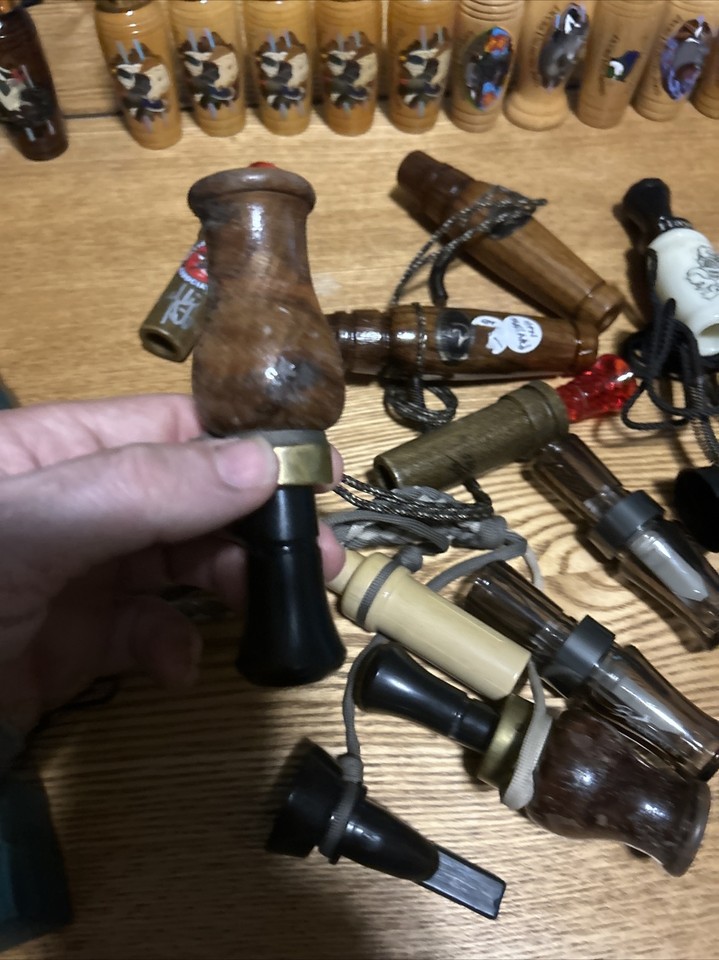 DUCKS UNLIMITED DUCK CALL LOT! LOTS OF SIGNED BUCHERS! OVER 50 CALLS ...