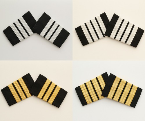 HIGH QUALITY PILOT EPAULETS / SHOULDER BOARDS / FREE SHIPPING | eBay