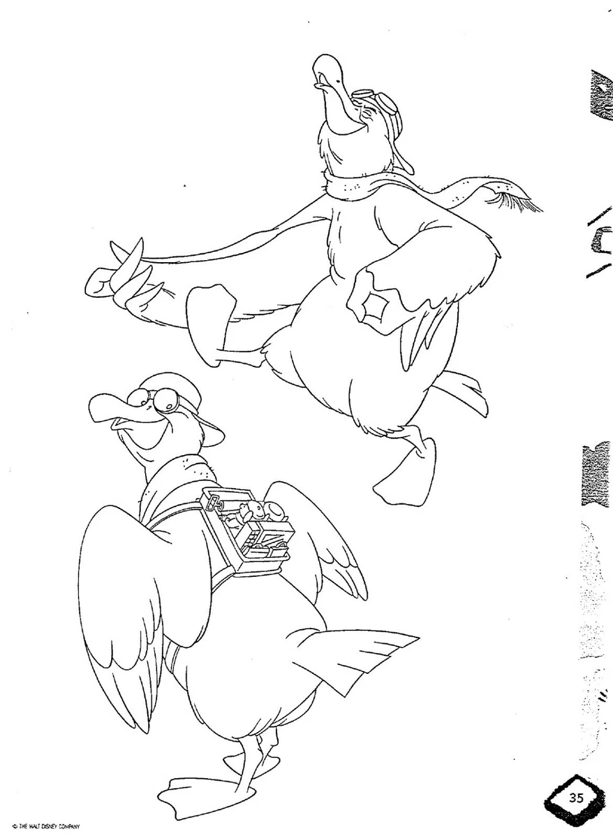 The Rescuers Down Under Coloring Pages