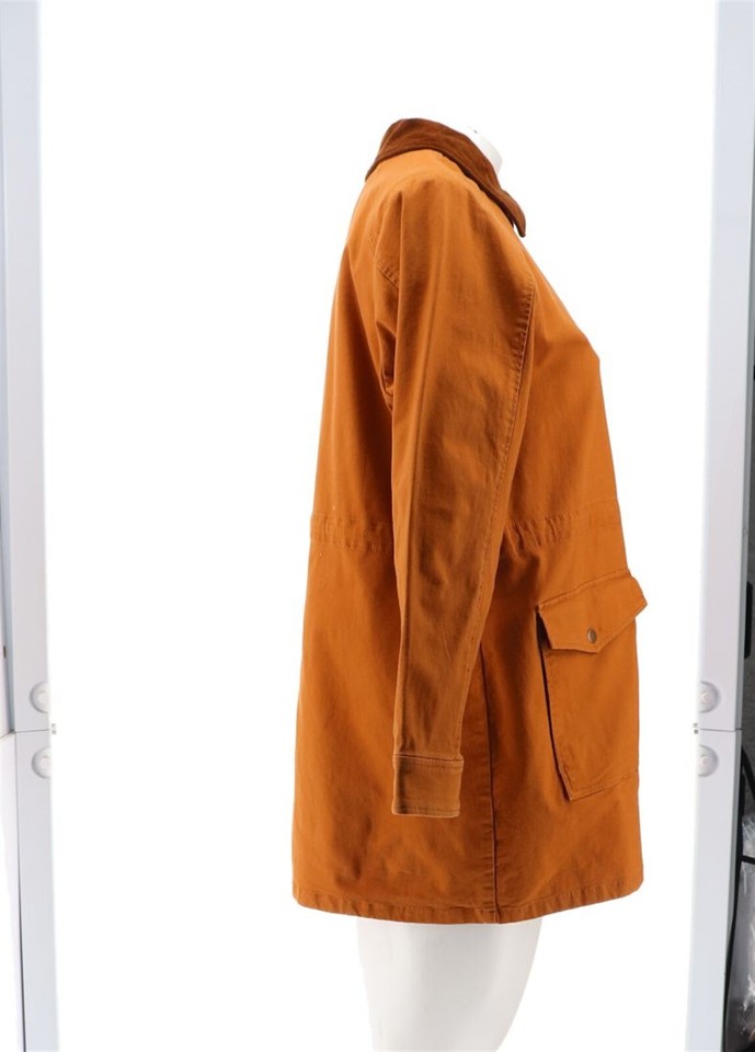 Joan Rivers Field Jacket Corduroy Trim Ginger 3X NWOT (257) | eBay