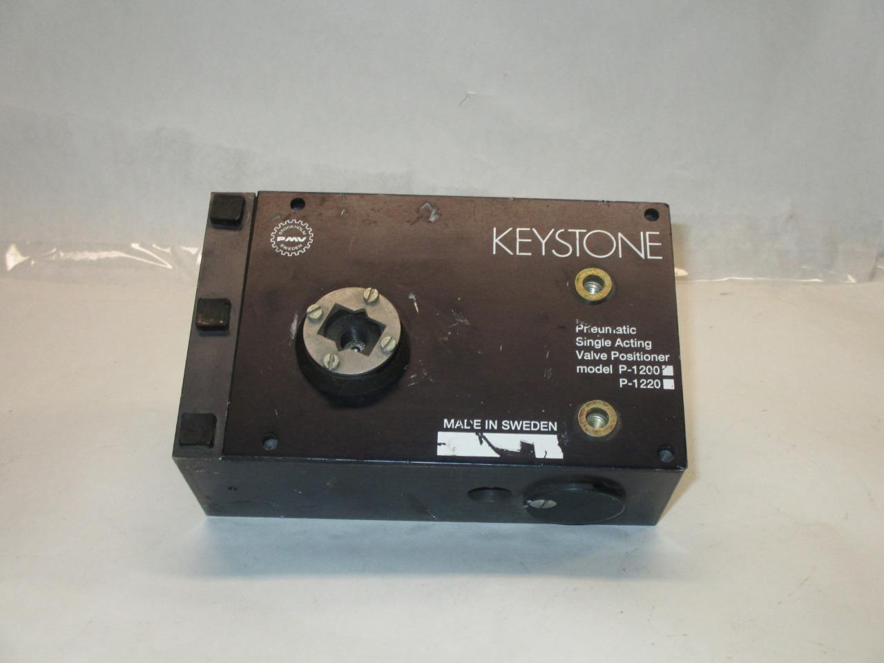 Keystone PMV P-1200/P-1220 Pneumatic Single Acting Valve Positioner | eBay