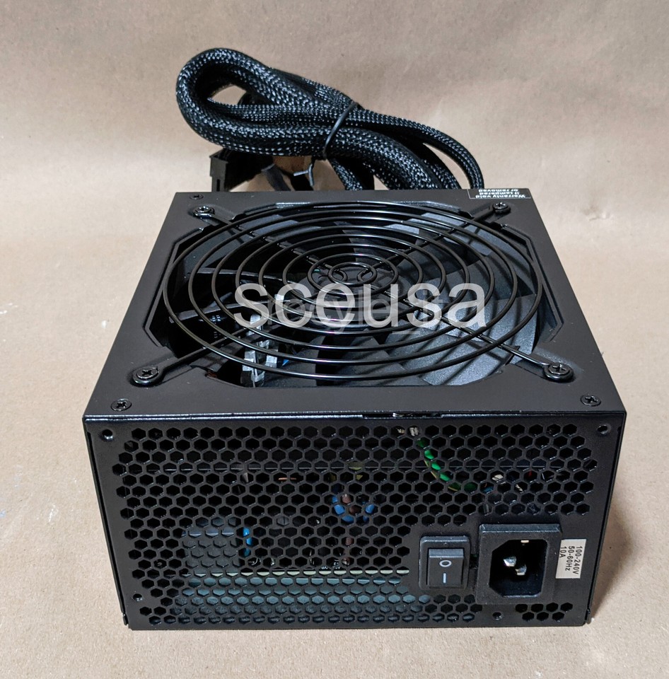 PowerSpec 650WATT 80+ Gold Certified SLI-Ready Modular Cable ATX PC ...