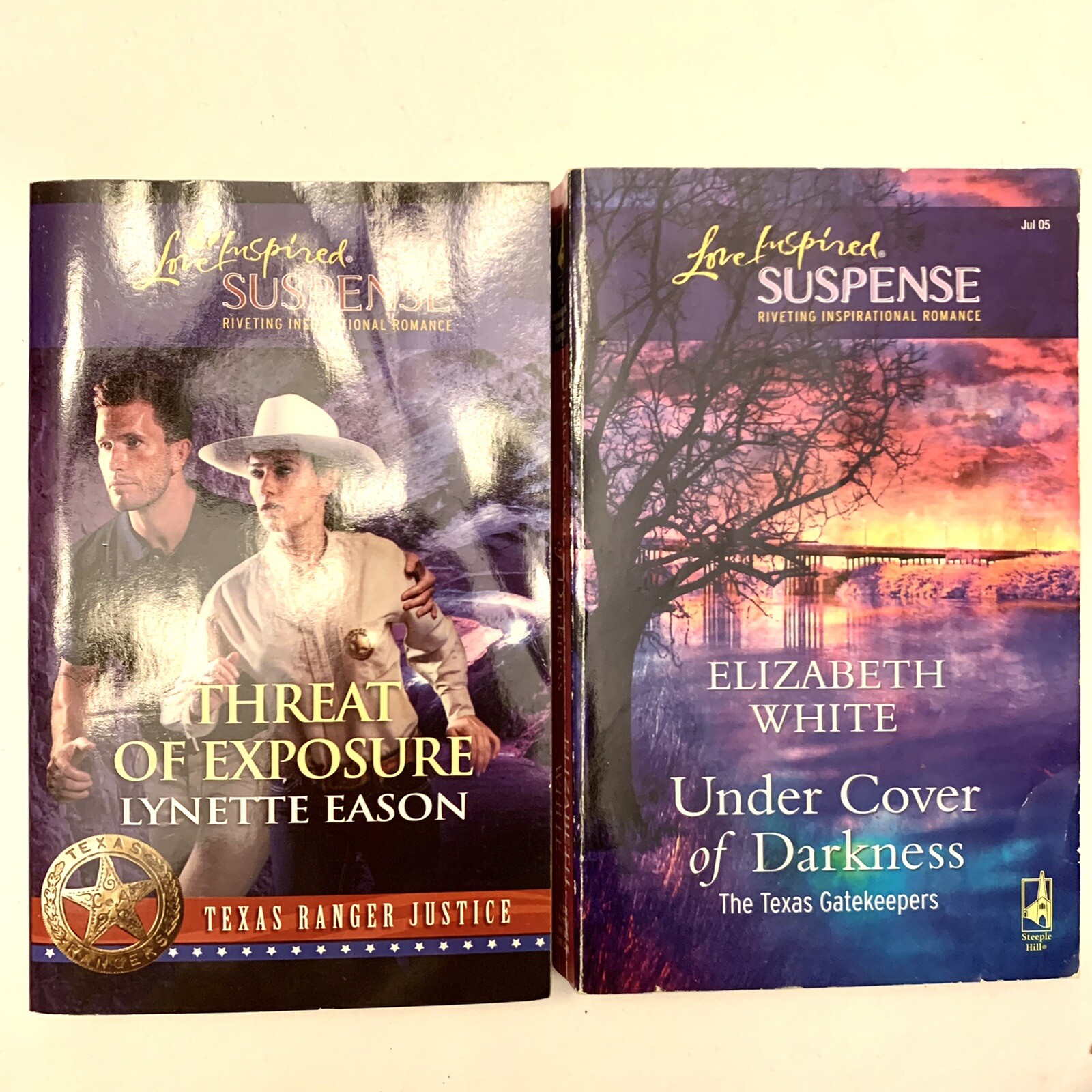 Lot 12 Love Inspired Inspirational Romance Suspense Books TEXAS THEME ...