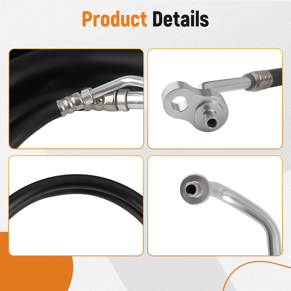 Rear AC Hoses Lines For GMC Acadia Buick Enclave 2008-2017 Rubber tube ...