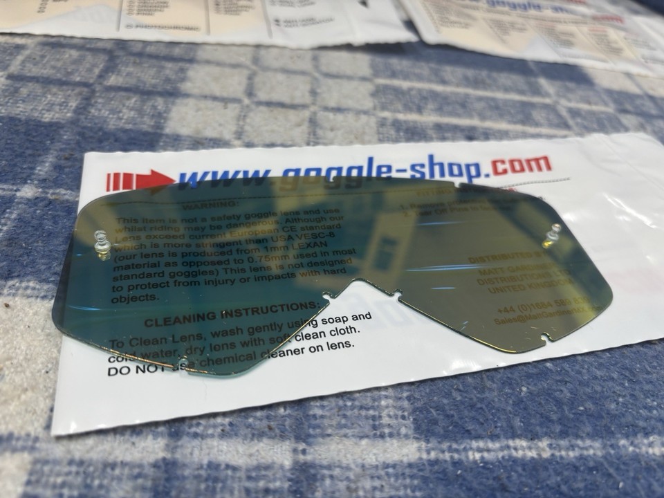 Goggle shop Smith Fuel Fire Mirror Lens Moto MX Goggles tear off | eBay UK