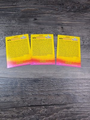 3 X Unredeemed 2025 Panini Donruss Elite Kid Reporter Cards Super Bowl ...