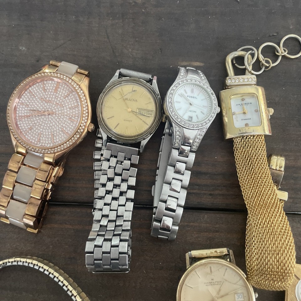 Mens And Womens Small Watch Lot Hamilton Michael Kors Disney | eBay