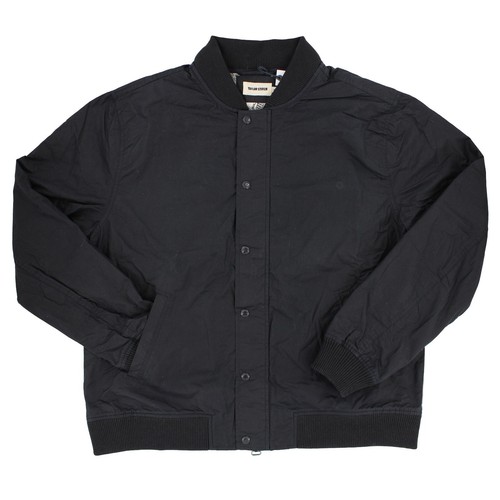 Taylor Stitch Men's Bomber Jacket 100% Waxed Organic Cotton Dark Navy ...