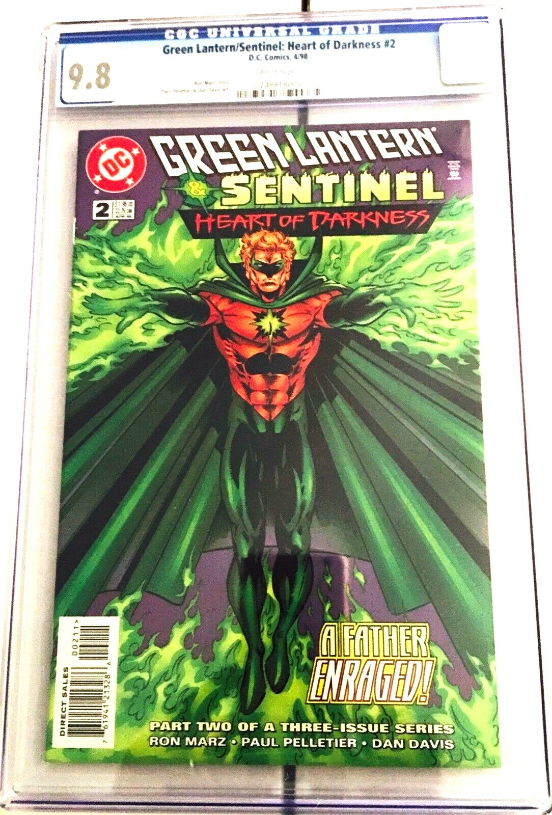 Green Lantern & Sentinel Heart Of Darkness 1-3 CGC 9.8 ENTIRE SET ...