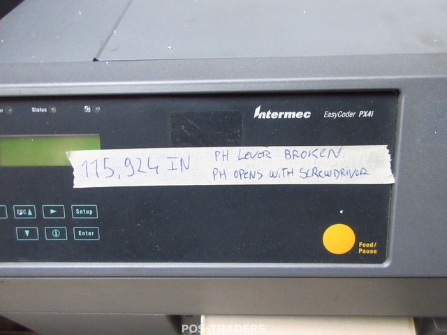 Intermec PX6I Thermal USB LAN DT/TT Label Drucker Printer PAPER OUT ERROR online kaufen | eBay