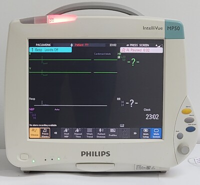 Philips Intellivue MP 50 Monitor w/M3001A Multi-parameter module | eBay