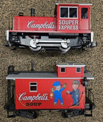 LGB 70630 Campbell's "Souper Express" Switcher Engine And Caboose G ...