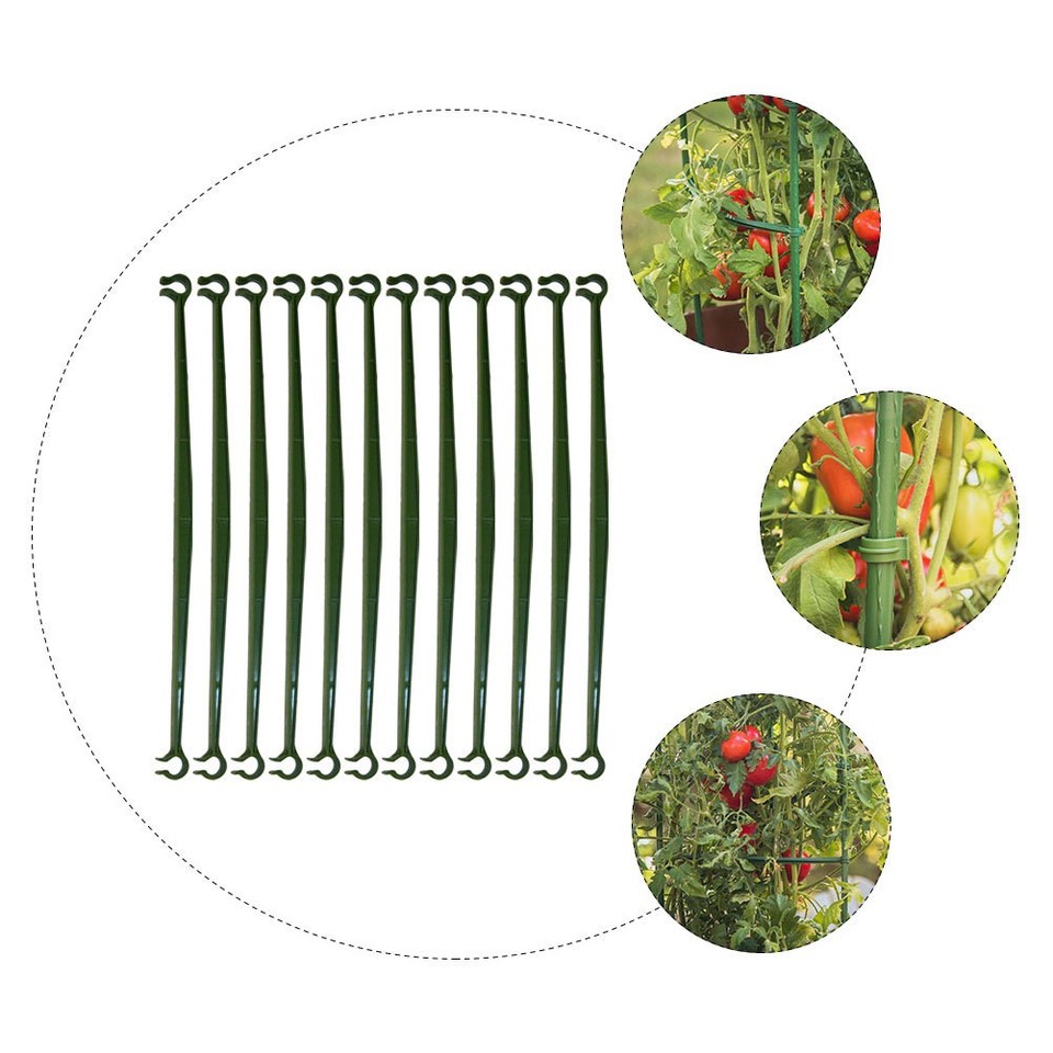12 Pcs Gardening Tools Plastic Connecting Rod Adjustable Vegetable ...