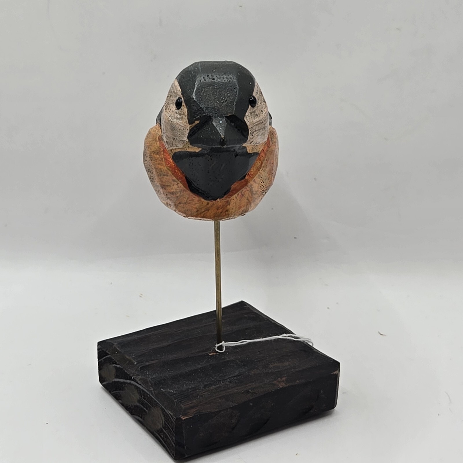 Big Sky Carvers Small Wooden Chickadee Sculpture Goldfinch Bird on wood ...