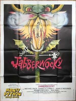Affiche cinéma originale JABBERWOCKY format 120x160 Monty Python | eBay