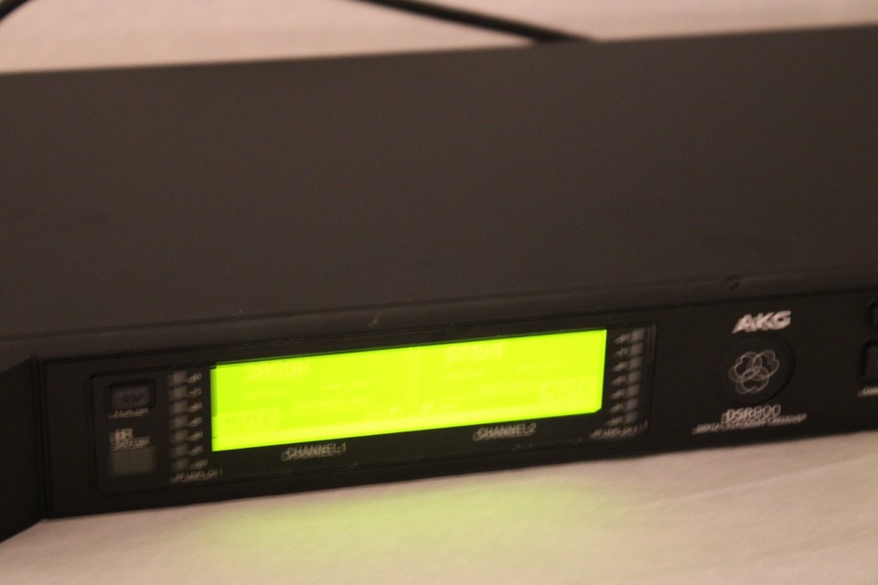 AKG DSR800 Dual Channel Reference Digital Wireless Stationary Receiver ...