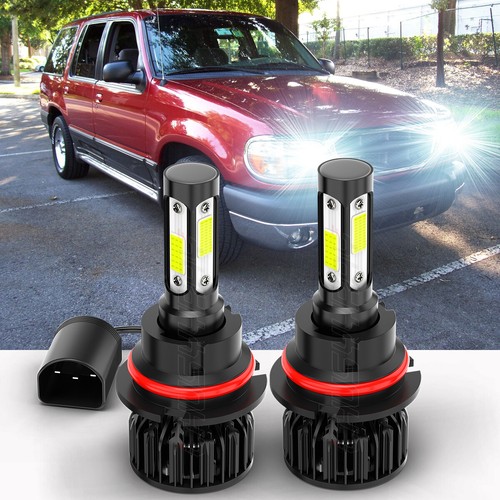 For Ford Explorer 1995-2005 9007 Upgrade LED Headlight Bulbs High&Low ...