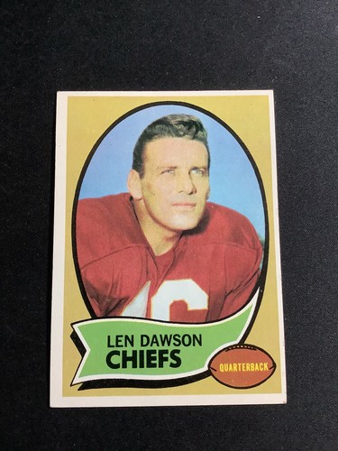 1970 Topps Len Dawson Kansas City Chiefs HOF #1 | eBay