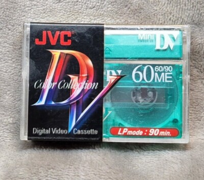 NEW JVC Mini DV DVC 60/90 minute Digital Video Cassette DVM60ME FREE ...