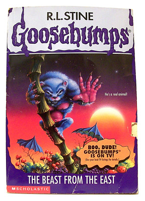 GOOSEBUMPS "THE BEAST FROM THE EAST" by RL STINE (1996, paperback) Book ...