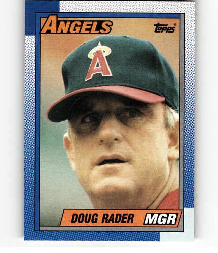 1990 Topps 51 Doug Rader California Angels MGR, TL | eBay