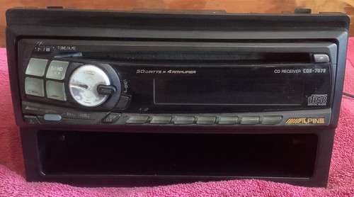 Alpine CD Receiver Face Plate CDE-7872 Removable Faceplate Car Stereo ...