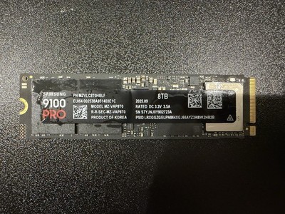 Samsung 9100 Pro SSD 8TB PCle 5.0x4 NVMe M.2 With Original Box | eBay