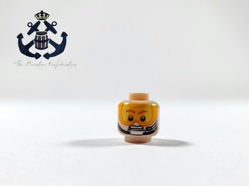 LEGO 2014 Star Wars Minifigure Head For Rebel Pilot Hoth Theron Nett ...