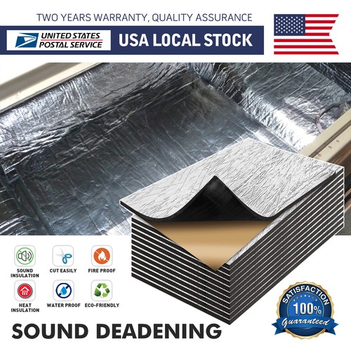 29Sheets Car Heat Sound Deadening Insulation Mat for Auto Hood Engine ...