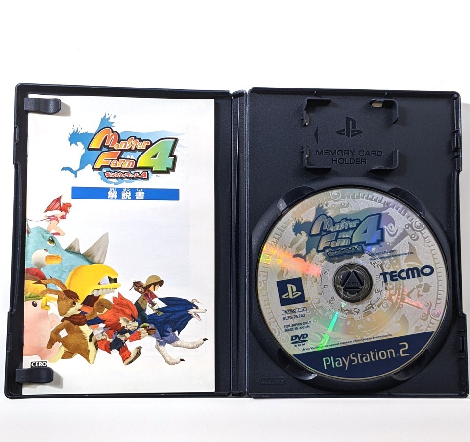 Monster Rancher 4 + 5 Monster Farm Playstation 2 PS2 NTSC-J Japan - US ...