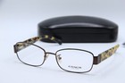 NEW COACH HC 5075 9245 BROWN HAVANA GOLD AUTHENTIC FRAMES EYEGLASSES 53 ...