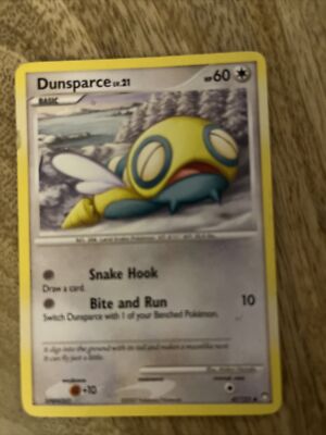Pokemon Card Dunsparce LV.21 Mysterious Treasures 47/123 EXC/NM Non ...