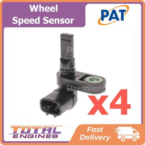 4x PAT Wheel Speed Sensor Left fits Toyota Landcruiser VDJ200R 4.5L V8 ...
