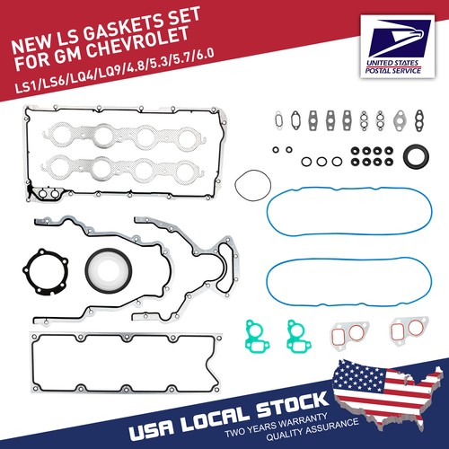 New GEN III LS Gasket Set Kit For LS1 LS2 LS3 LS4 LS5 LS6 4.8L 5.3L 5 ...