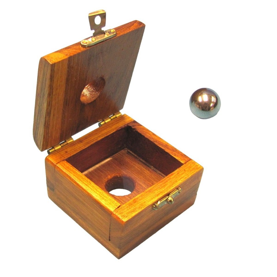 Steel Ball Thru Glass Gimmick Wood Box Penetration Solid Glass Sheet ...