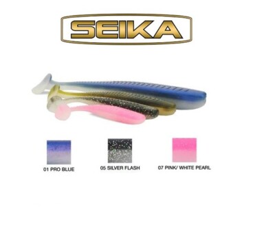 Artificial Fishing Silicone Seika Wiki Shad CM 9 (8 Pieces) Spinning ...