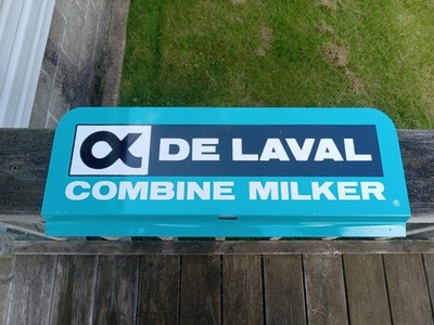 Vintage De Laval Combine Milker Flanged Metal Sign Milk Dairy Farm ...