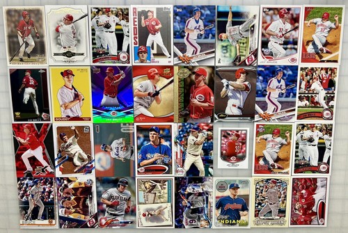 JAY BRUCE - Huge 32 card lot! ROOKIES! Topps-Bowman-Chrome+ REDS ...