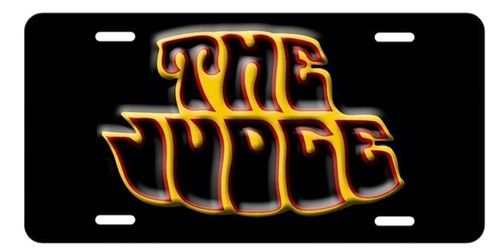 GTO THE JUDGE Pontiac inspired Art Black Vanity Aluminum License Plate ...