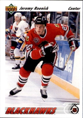 Jeremy Roenick 1991-92 Upper Deck Card #166 | eBay