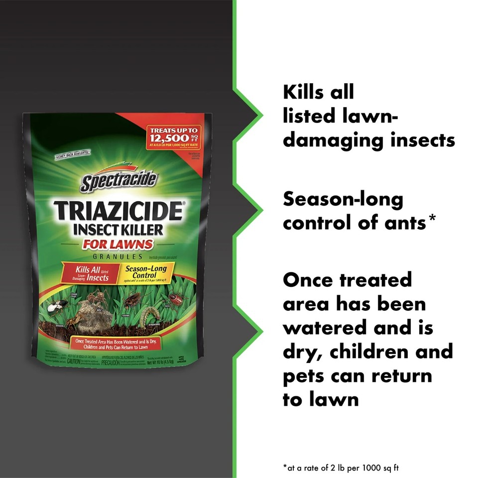 Spectracide Triazicide insect killer for Lawns granules 20 lbs, Free ...