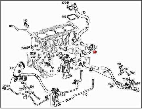 Genuine MERCEDES Vent line 2740182201 | eBay